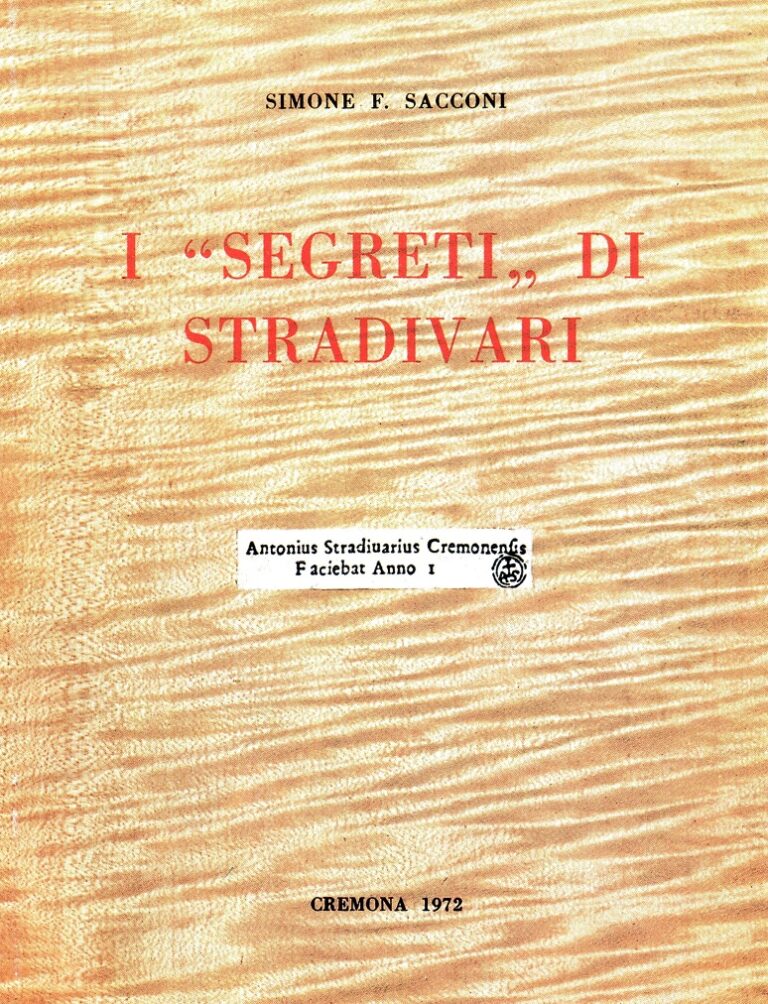 Simone Fernando Sacconi tra i massimi della liuteria del Novecento. Un ...